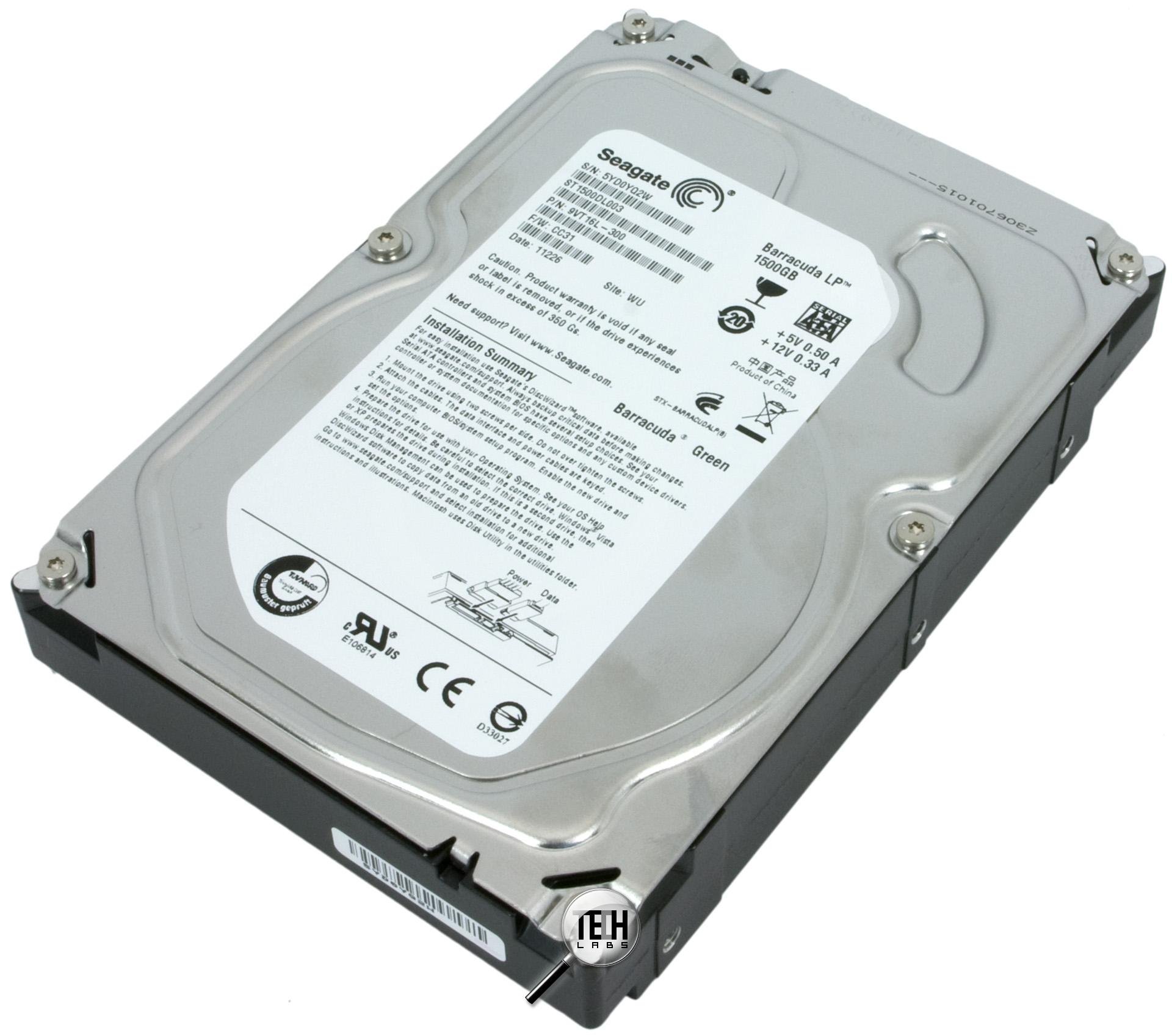 Seagate Barracuda Green ST1500DL003 - Festplatte - 1.5 TB