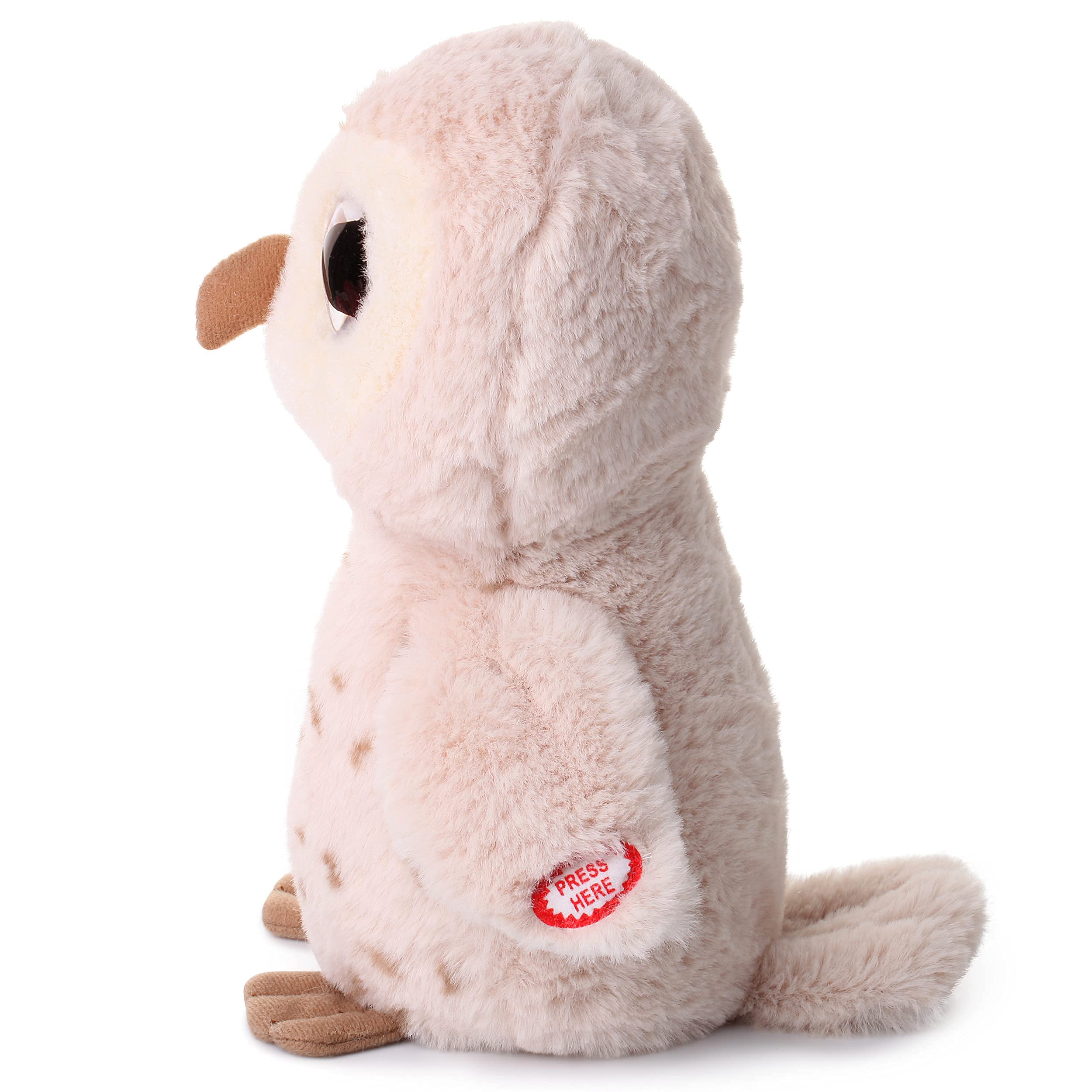 Dancing Owl Stuffed Live Animals Plush Toy - Interactive Toddler Toy - Singing Owl - Cute and Soft Stuffed Pets Alive Animal for Baby - Animated Stuffed Plush Live Pets Toy for Toddlers