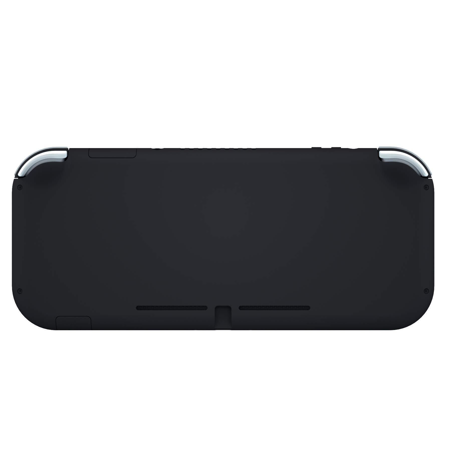 eXtremeRate Soft Touch Black DIY Replacement Shell for Nintendo Switch Lite, NSL Handheld Controller Housing w/Screen Protector, Custom Case Cover for Nintendo Switch Lite