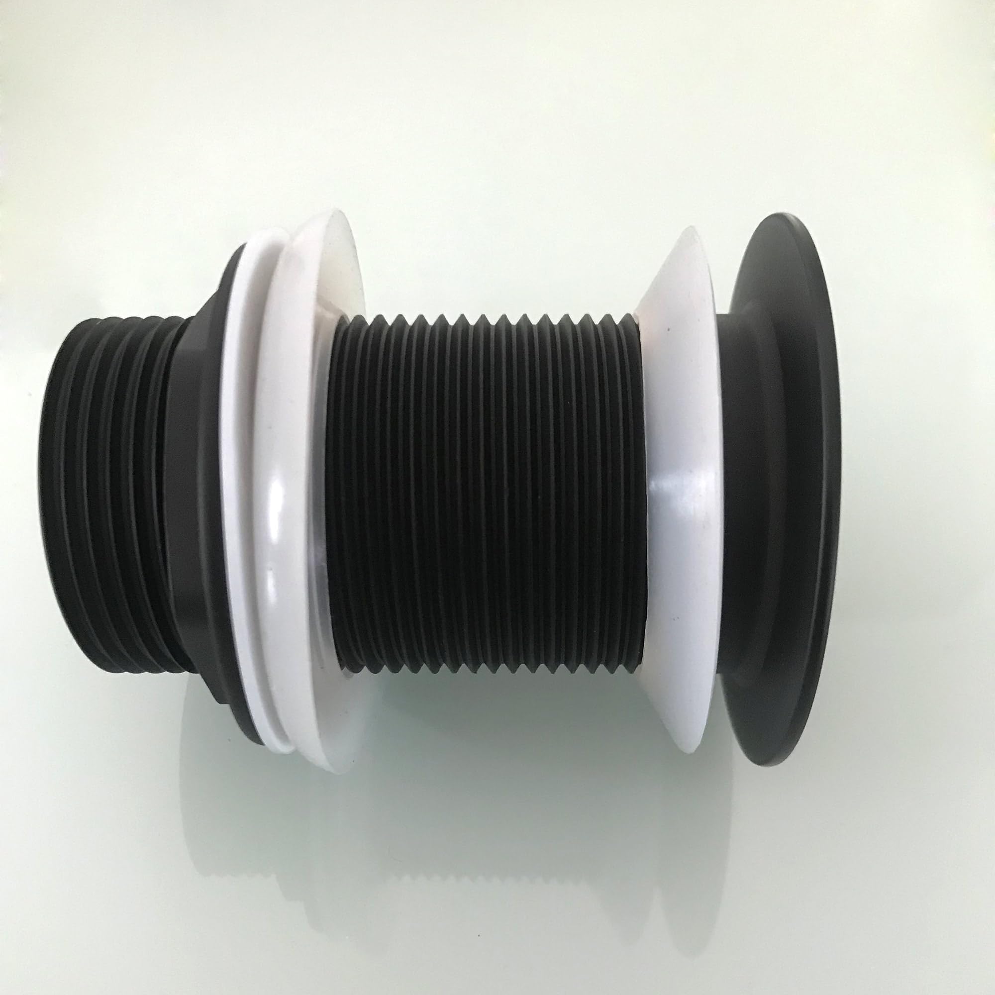 Dowell Honeycomb Grid Non-Overflow Bathroom Sink/Vessel Sink Drain - Basin Waste Easy Pop-Up Click Clack Plug Bolt - Bathroom Sink Drain Strainer - Black - 2.5" W X 2.5" D X 3.0" H