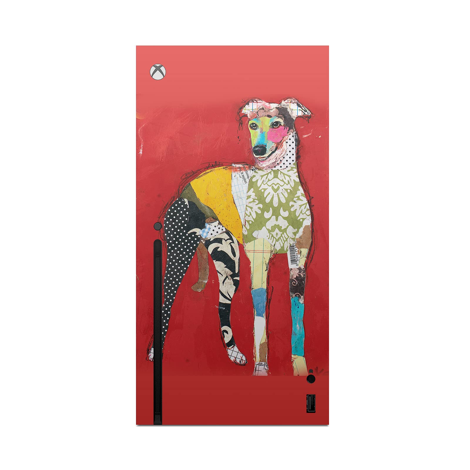 Head Case Designs Officially Licensed Michel Keck Greyhound Art Mix Vinyl Sticker Gaming Skin Decal Cover Compatible With Xbox Series X Console and Controller Bundle