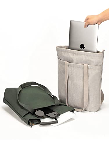 FASTFAIRY Tote Bag Backpack 2 in 1 ,Waterproof, holds 14" laptop