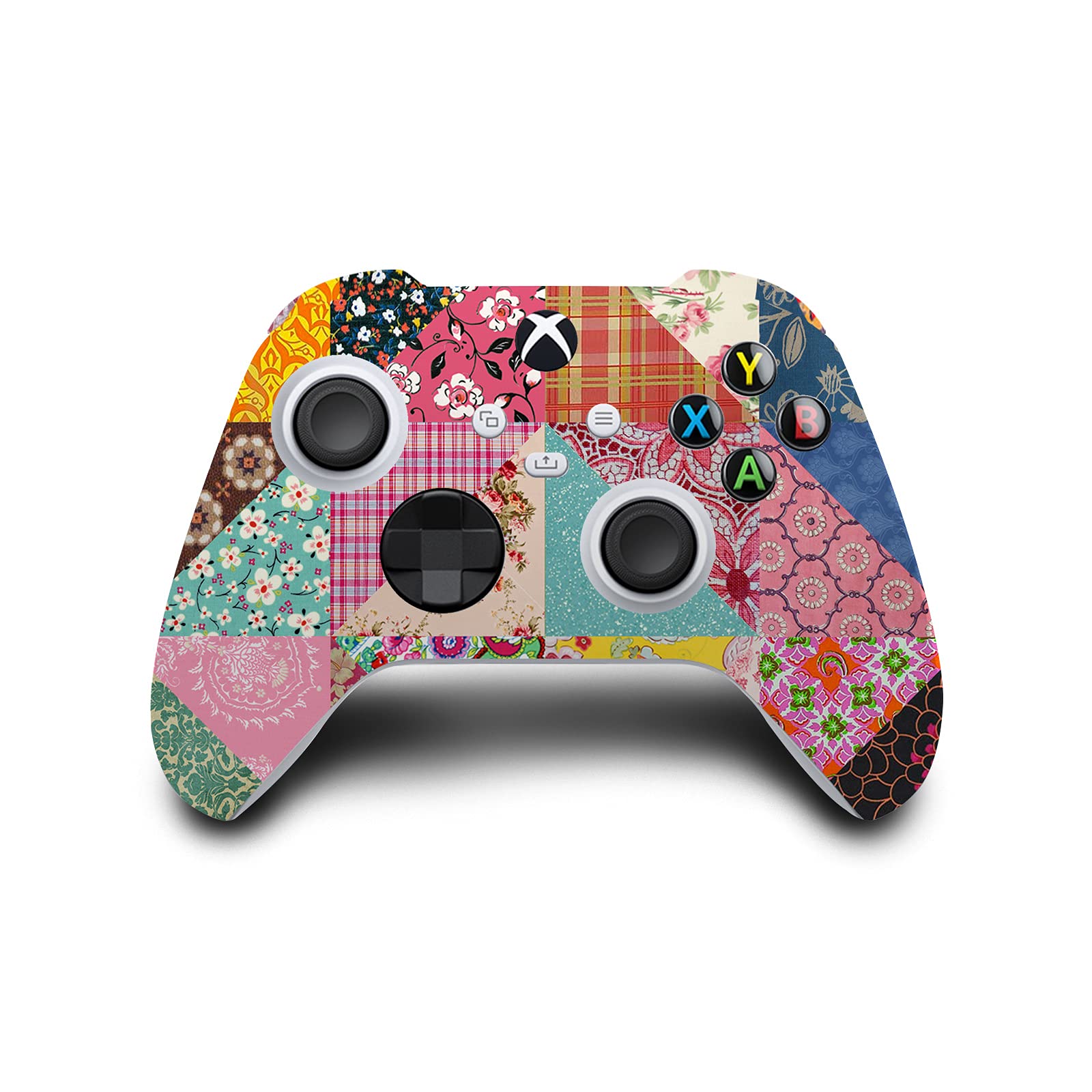 Head Case Designs Officially Licensed Rachel Caldwell Quilt Art Mix Vinyl Sticker Gaming Skin Decal Cover Compatible With Xbox Series X Console and Controller Bundle