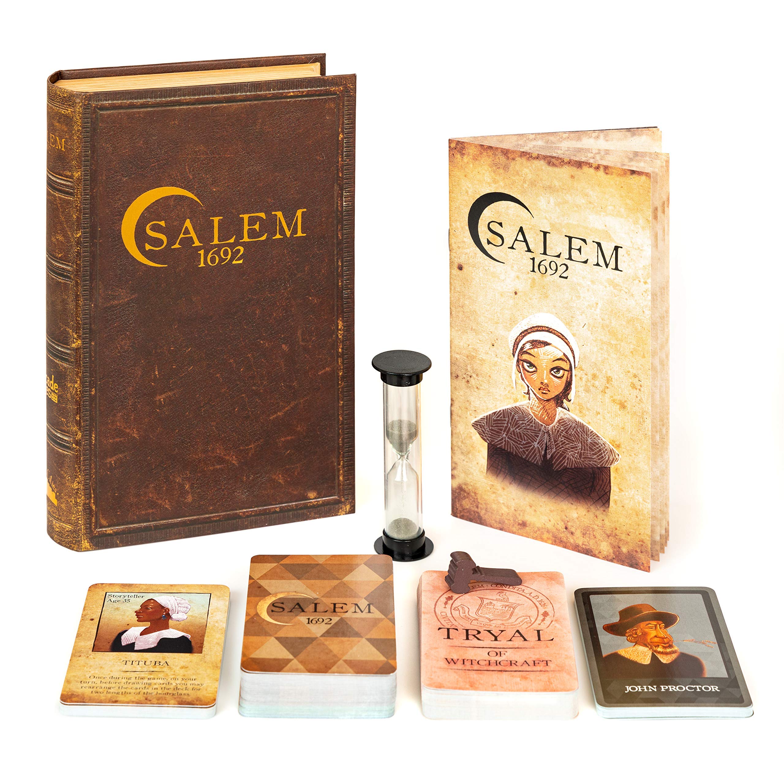 Façade Games Dark Cities Collection - 4 Game Set Including Salem 1692, Bristol 1350, Tortuga 1667, and Deadwood 1876