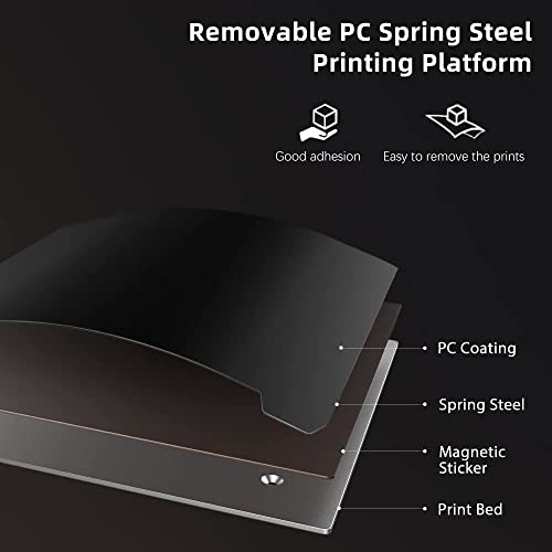 Creality Ender 3 V2 Neo 3D Printers with CR Touch Auto Leveling PC Steel Printing Platform Metal Bowden Extruder Model Preview Function 3D Printer 95% Pre-Install for Beginners 8.66*8.66*9.84 inch
