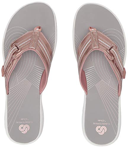 Clarks Women's Brinkley Jazz Flip-Flop rose gold 070 M US