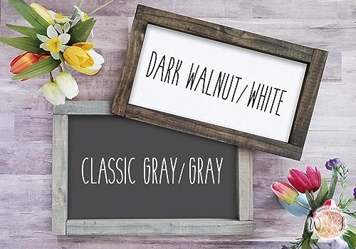 Hey Boo Ghost Sign | Halloween Wood Sign | Rustic Farmhouse Decor | Framed Halloween Home Decor | Wall Sign | Tabletop Decor (8x8, Classic Gray | Gray)
