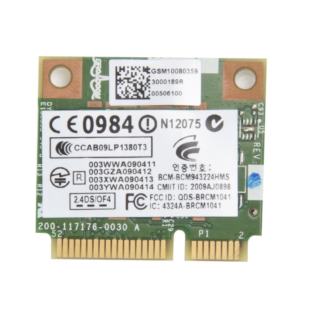 Hp BCM943224HMS 582564-001 New Hp Broadcom 43224 802.11 A/g/n WLAN Card