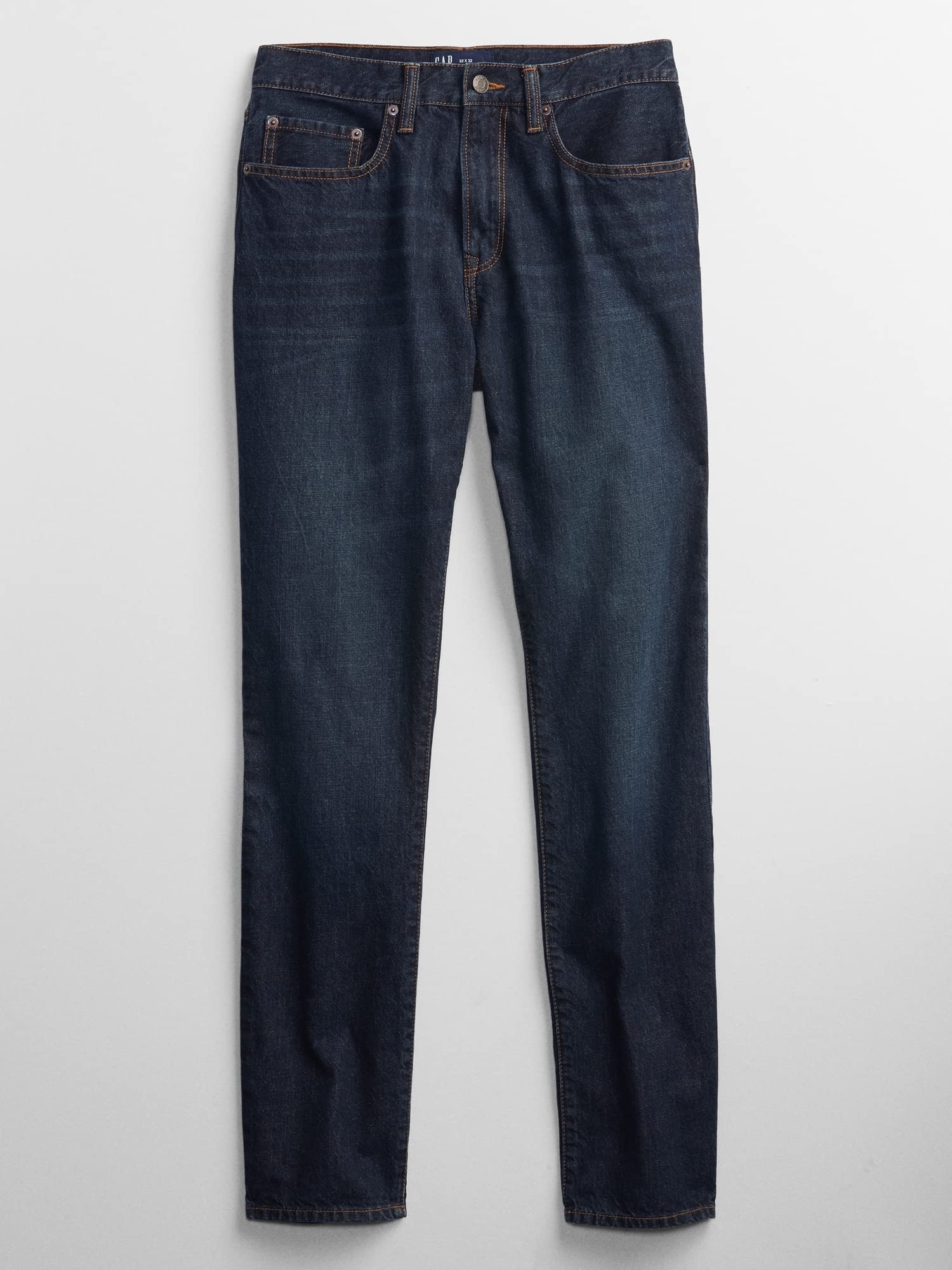 GAP Mens Slim-fit Jeans, Dark Wash, 34W x 32L US