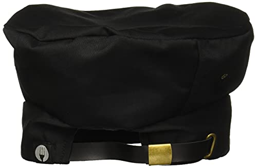 Chef Works Unisex Chef Toque, Black, One Size