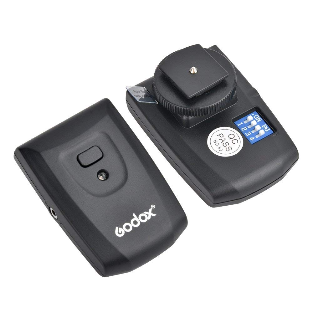 Godox TT560II Wireless 433MHz GN38 Camera Flash Speedlite Light with Built-in Receiver with RT Transmitter Compatible for Canon Nikon Sony Olympus Pentax Fuji DSLR Cameras with Standard Hot Shoe