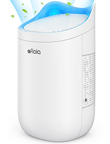 Mini Dehumidifier for Bathroom, Afloia Q3 Portable 20oz Dehumidifiers for 200 Sq.ft Auto-Off Compact Quieter Lighter Peltier Dehumidifier for Small Spaces [Cat Ear Design]