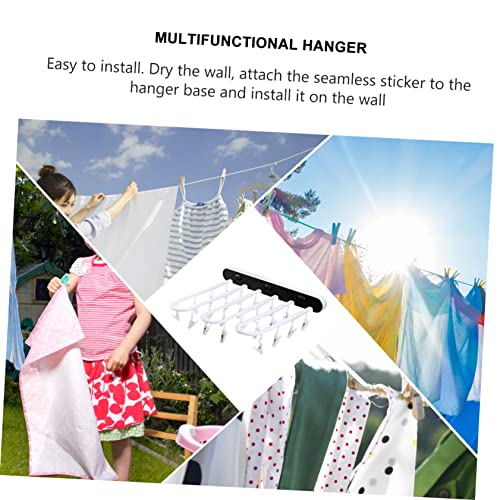 CAXUSD 1pc Underwear Storage Rack Lingerie Costume Clothing Drying Rack Hanging Clothes Drying Rack Bras Drying Wall Mount Clothes Rack Hanging Laundry Rack Multifunction Socks Rack Fold