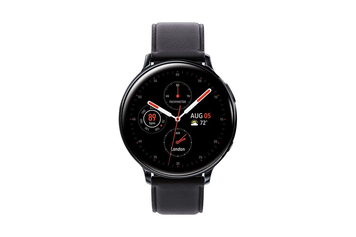 SAMSUNG Galaxy Watch Active 2 (44mm, GPS, Bluetooth, Unlocked LTE,) Smart Watch with Advanced Health Monitoring, Fitness Tracking, and Long lasting Battery, Aqua Black - (US Version)