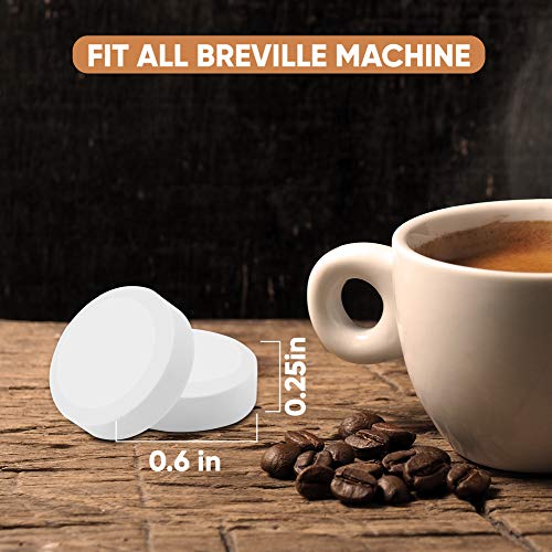 CleanHike Espresso Machine Cleaning Tablets - (100 Tablets) For Breville, Jura, Miele, and Universal Coffee Machine for All Brands - Professional Coffee Grease and Residue Cleaner for Baristas (1)