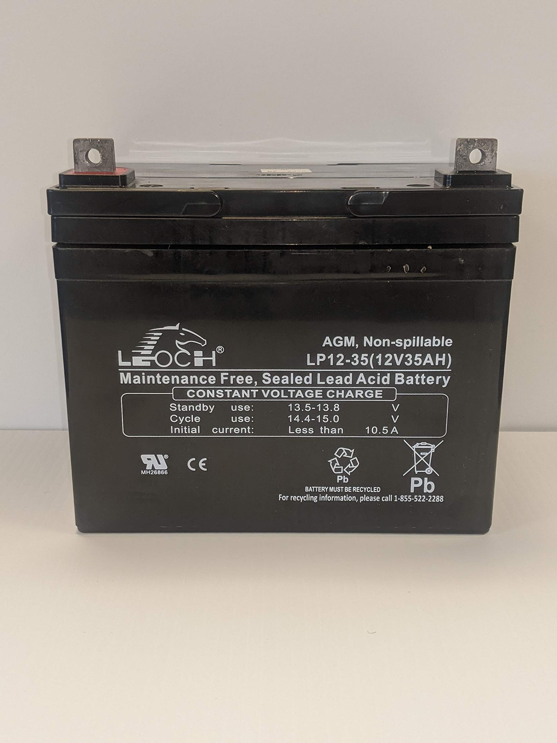 SigmasTek Leoch Battery LP12-35 12V 35AH Replacement Battery