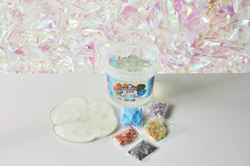 Elmer's GUE Premade Includes 5 Sets of Slime Add-ins, 3 Lb. Bucket, Glassy Clear, Large