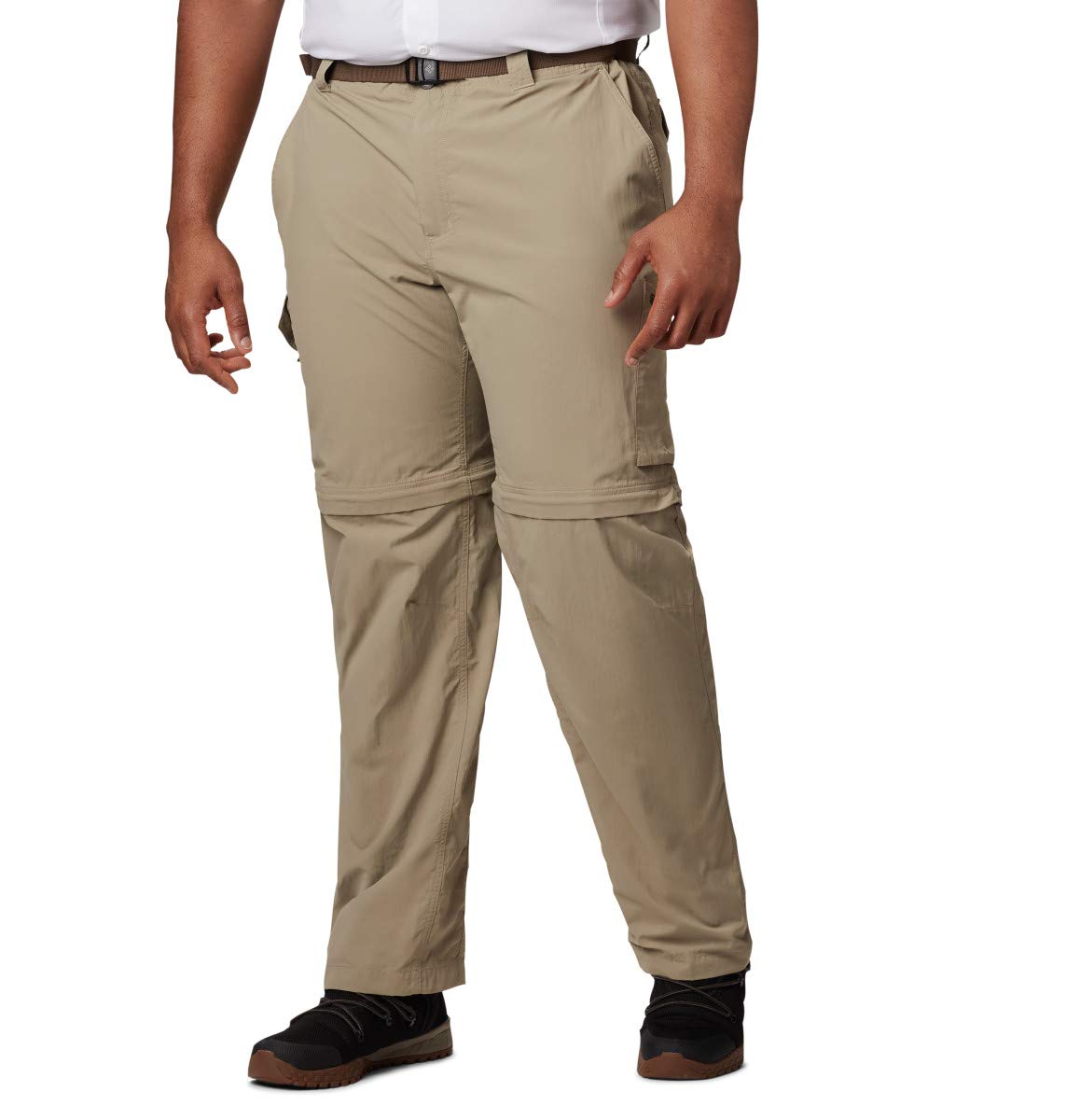 Columbia Mens Ridge Silver Ridge Convertible Pant, Tusk, 34W x 30L US