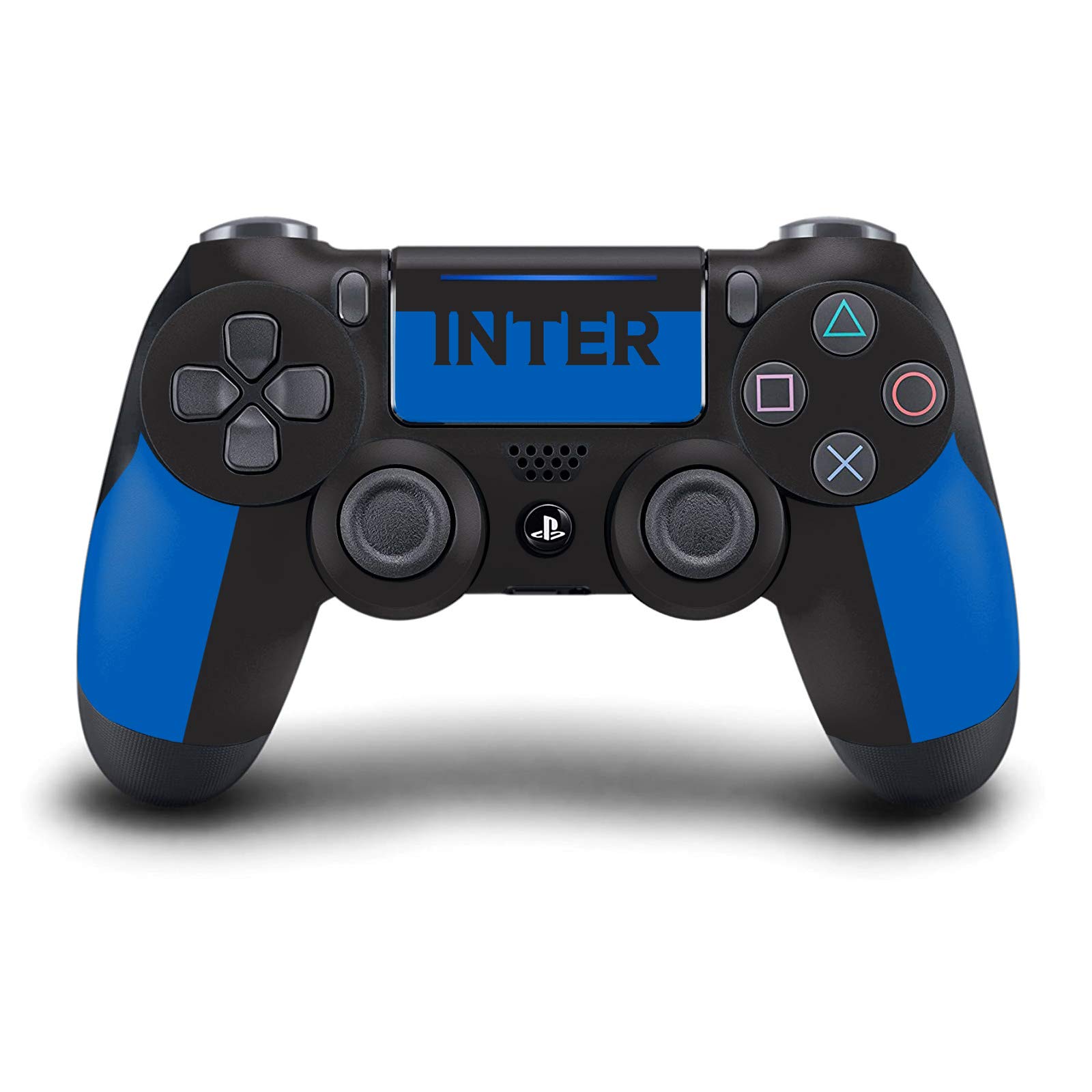 Head Case Designs Officially Licensed Inter Milan Blue and Black Full Logo Vinyl Sticker Gaming Skin Case Cover Compatible With Sony PlayStation 4 PS4 DualShock 4 Controller