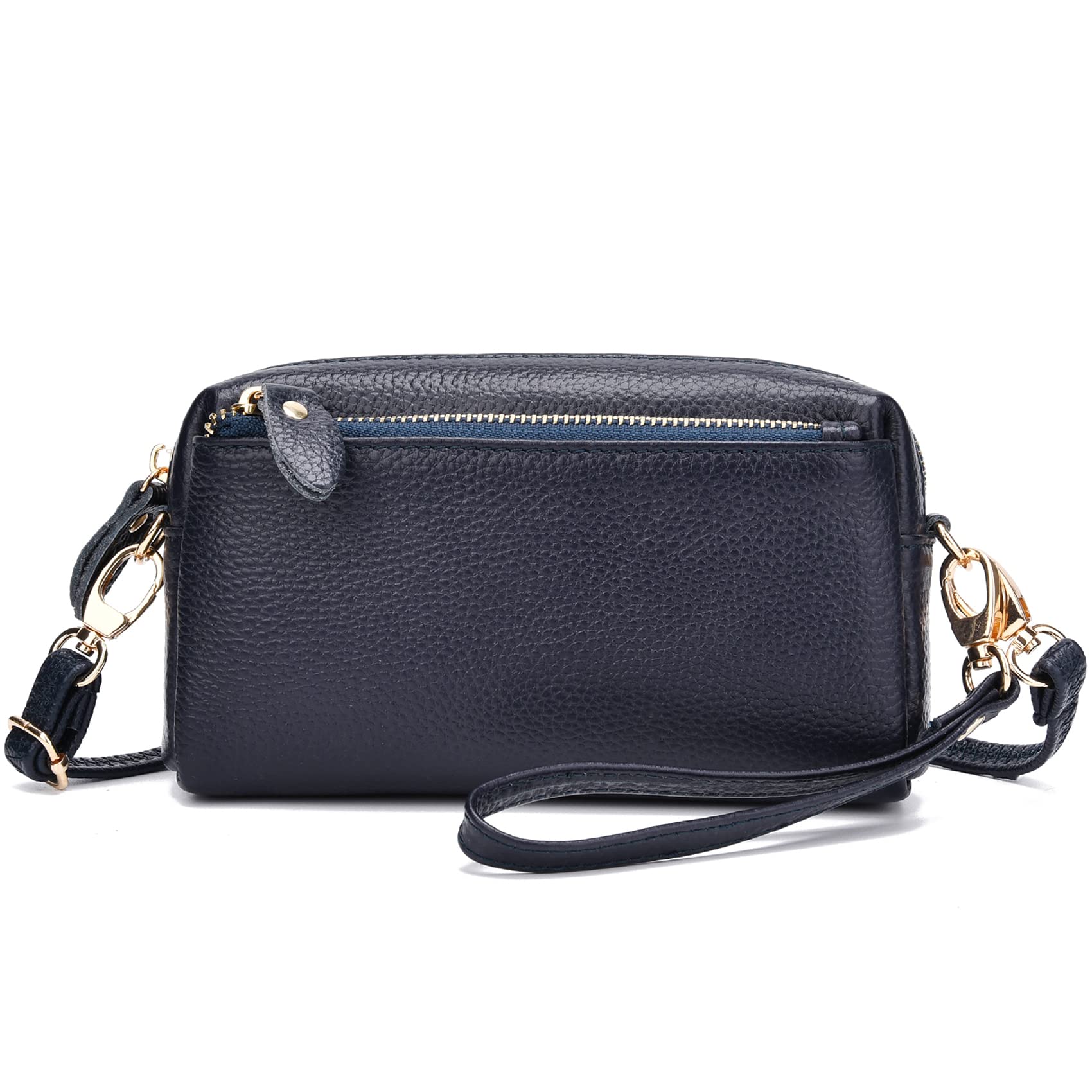 IHAYNER Wristlet Handbag Purses for Women Small Crossbody Bag Lightweight Leather Shoulder Bags