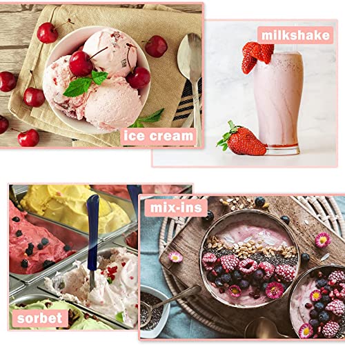 Creami Deluxe Pints, for Ninja Ice Cream Maker Cups, Ice Cream Pints Cup Bpa-Free,Dishwasher Safe for NC301 NC300 NC299AM Series Ice Cream Maker