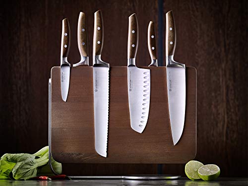 Wusthof Epicure Santoku, Hollow Edge, One Size, Brown, Stainless