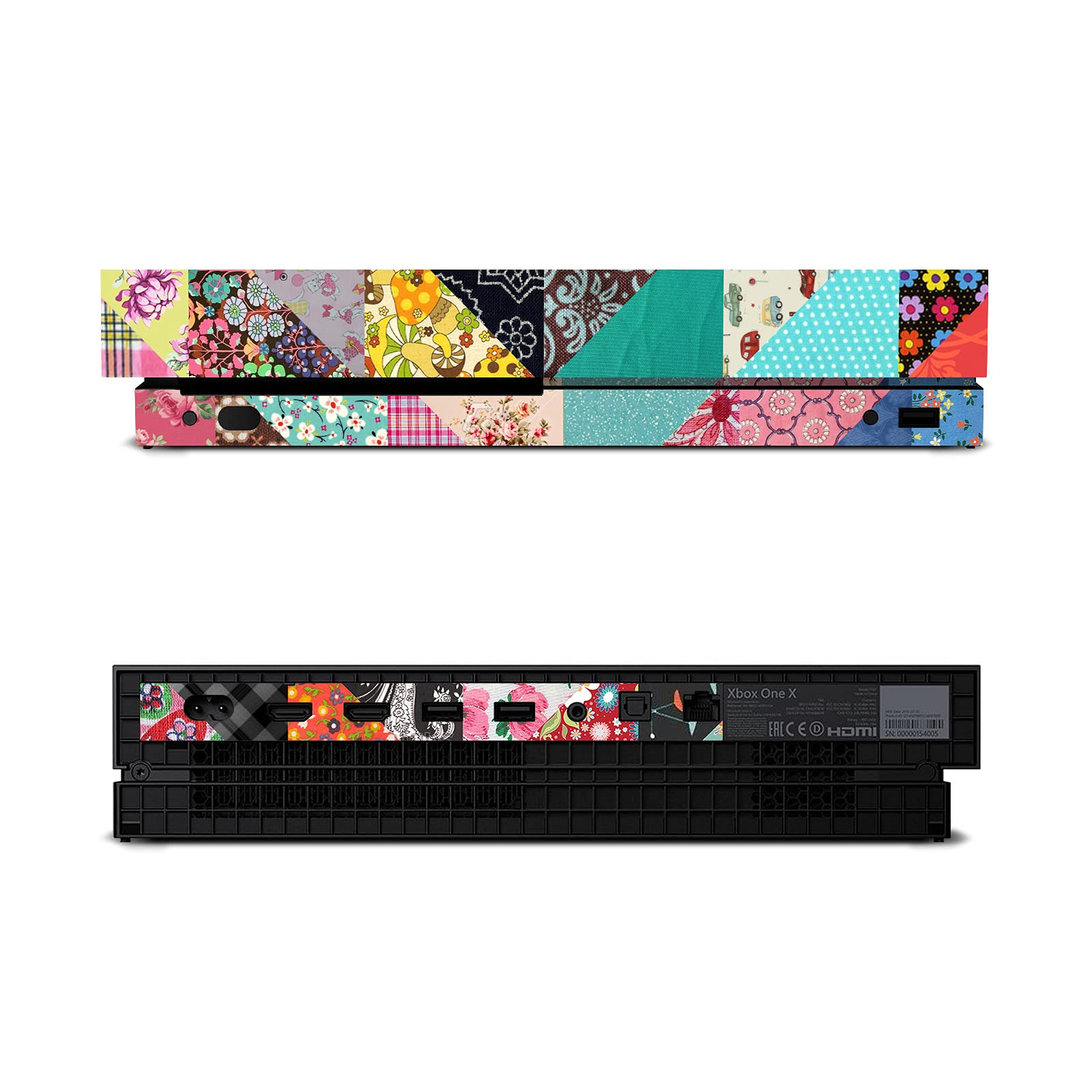 Head Case Designs Officially Licensed Rachel Caldwell Quilt Art Mix Vinyl Sticker Gaming Skin Case Cover Compatible With Xbox One X Console