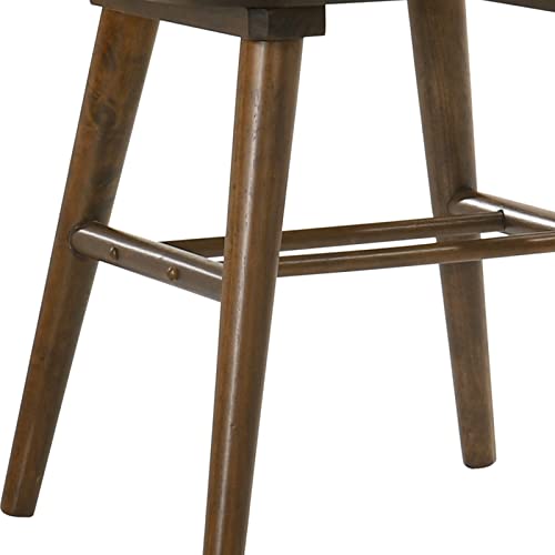 Duhome Dining Chairs Set of 2, Farmhouse Kitchen Chairs Windsor Chairs for Dining Room Spindle Back Chairs with Solid Wood Legs, Walnut