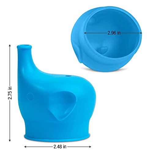 Silicone Sippy Cup Lids, Spill and Leak Proof with Soft Spout for Babies, Toddlers and Kids, for Narrow Cups