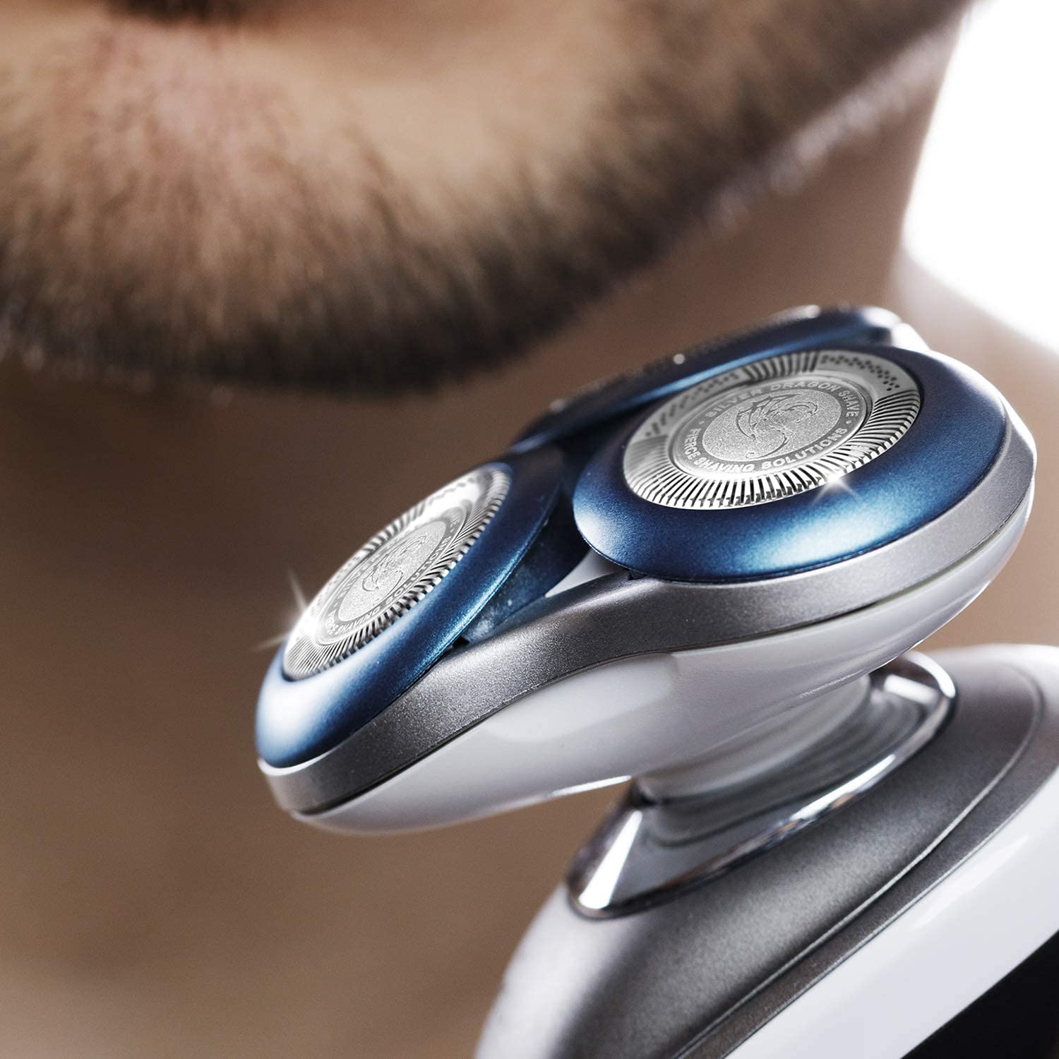 Silver Dragon Shave HQ8 Norelco Replacement Heads β HQ8/52 Blades Compatible with Philips Norelco Series 7100, 7200, 7300, 7700, 7800, 8800, PT/AT700, PT/AT800 & Aquatec Electric Shavers, Pack of 3