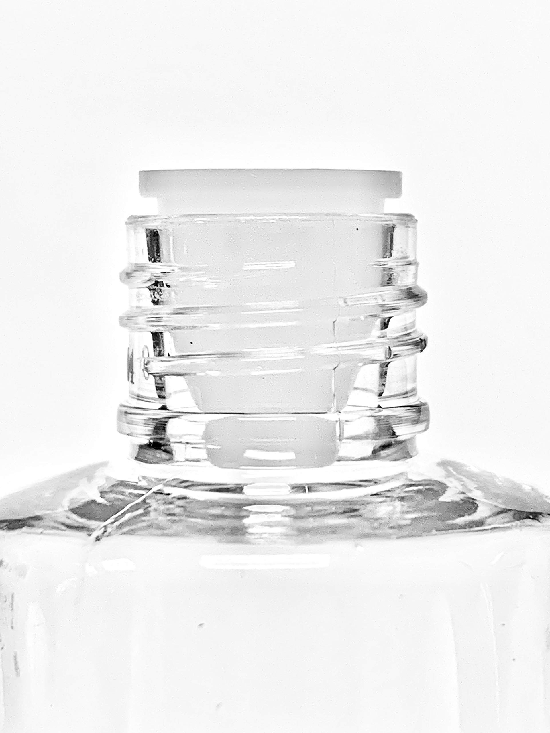 SMFE 20ml Plastic Empty Refillable Nail Polish Touch Up Bottle with Mixing Marble, Conservation Insert and Brush Top, Pack of 2