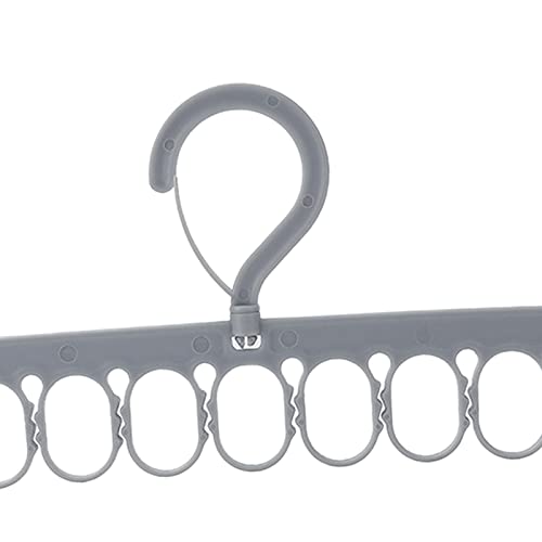 Colcolo Clothing Hanger Clothes Drying Rack Drying Hanger Closet Storage Organization for Pants, Gray