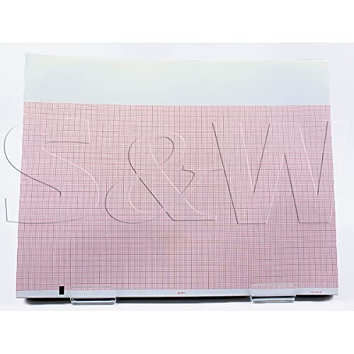 Compatible ECG Chart Paper Individual Z-Fold Pad 9100-026-50 / 13538