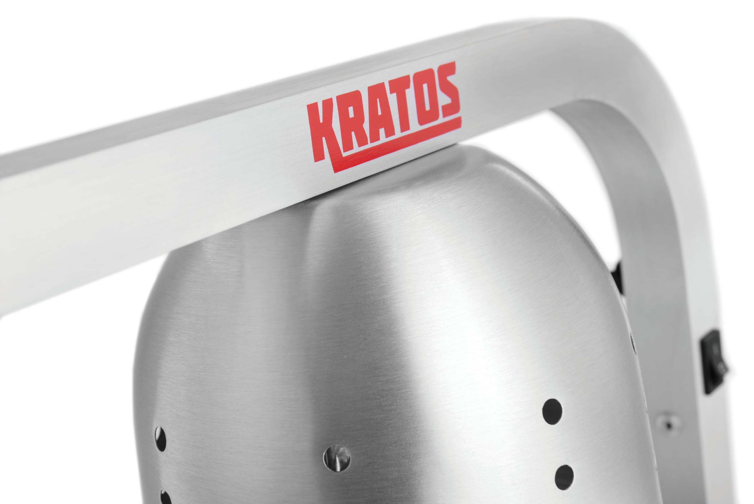 Kratos Bulb Warmer, One Bulb Heat Lamp, Silver, 120V, 250 Watts, Countertop Food Warmer for Restaurants (31M-001)