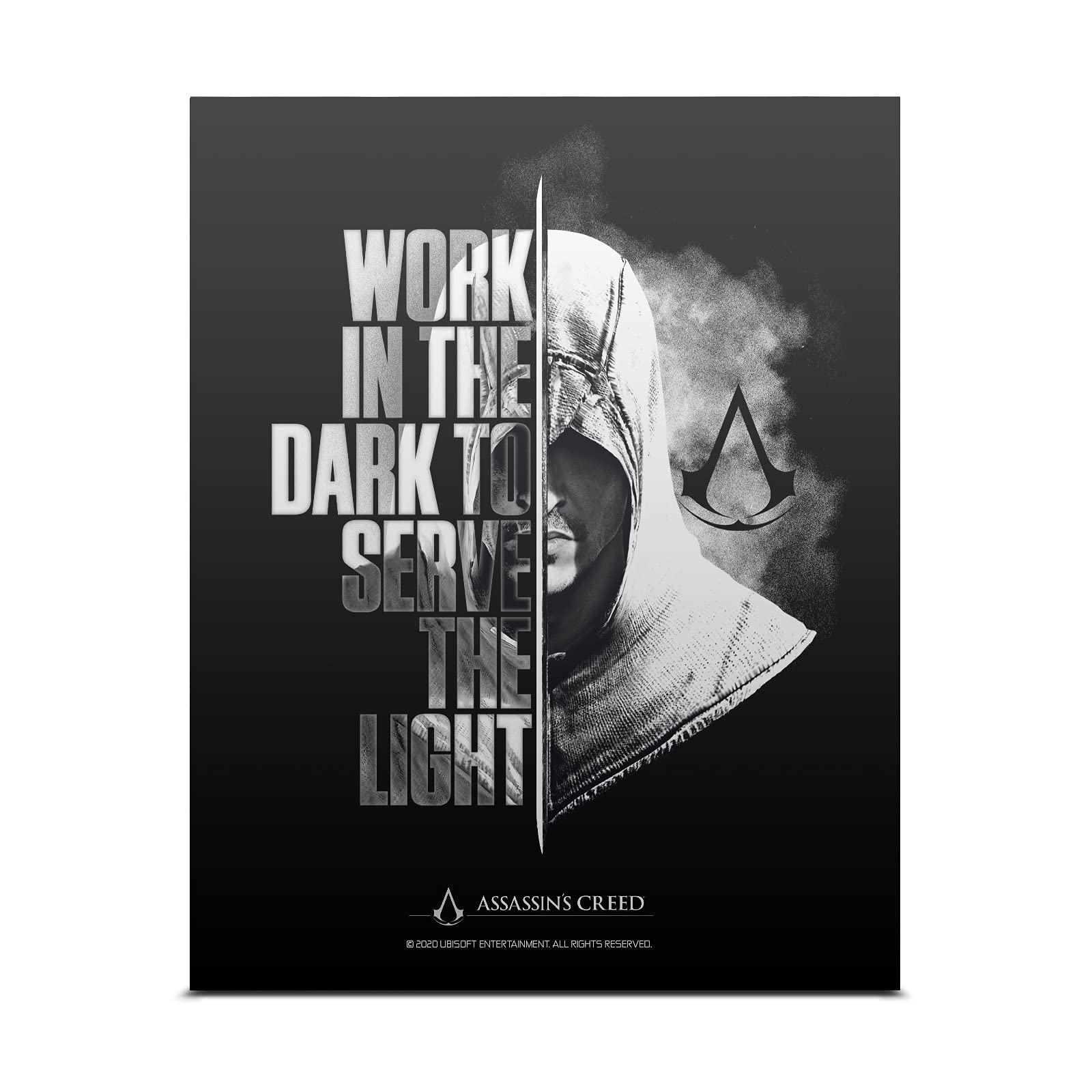 Head Case Designs Officially Licensed Assassin's Creed Half Legacy Typography Matte Vinyl Sticker Gaming Skin Case Cover Compatible With Xbox One X Console