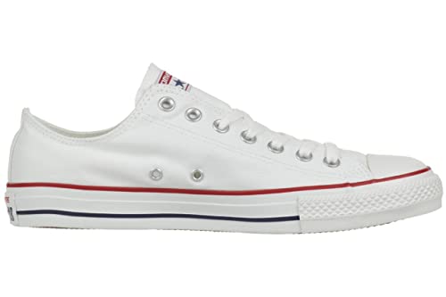 Converse Unisex Chuck Taylor All Star Low Top Optical White Sneakers - 12 B(M) US Women / 10 D(M) US Men