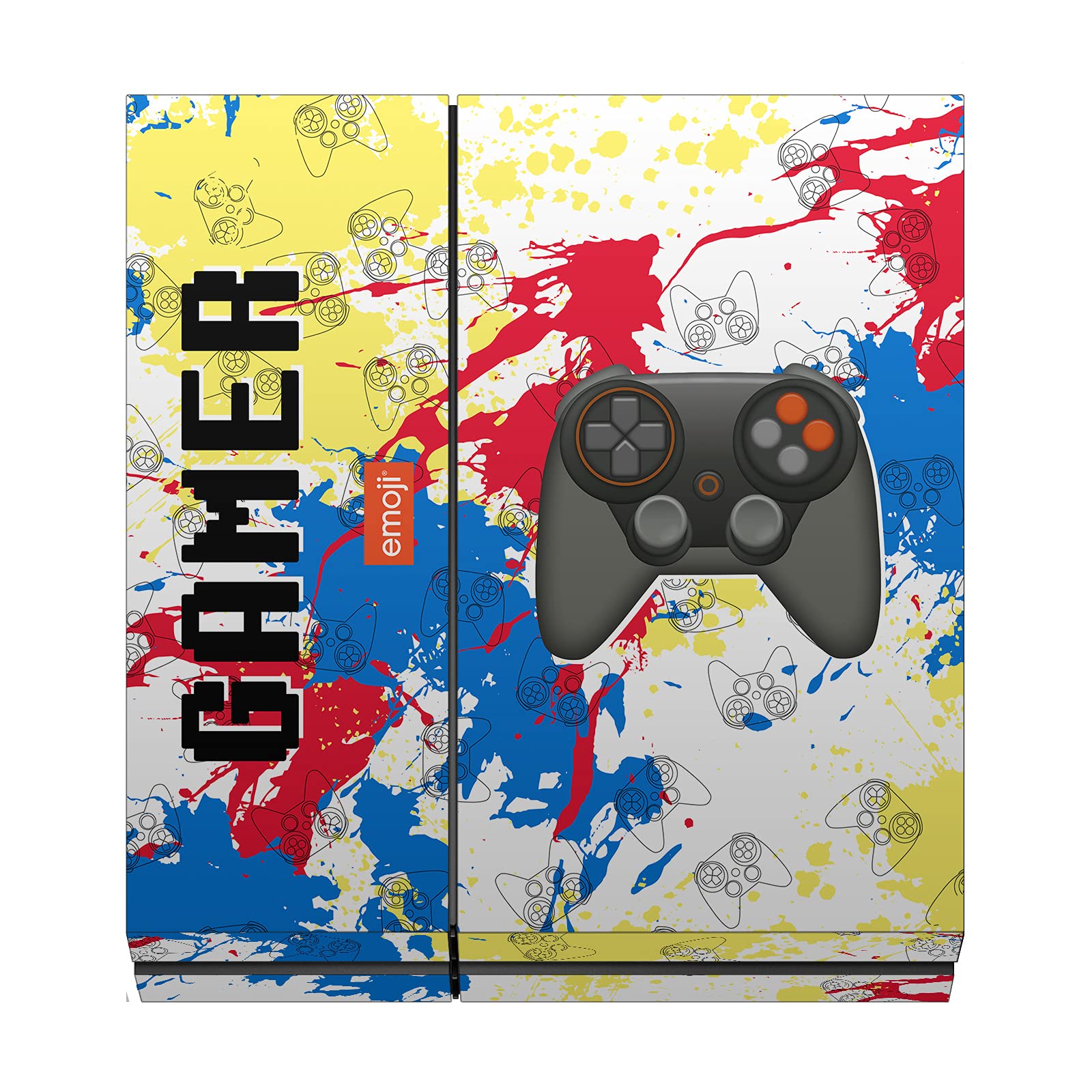 Head Case Designs Officially Licensed emoji® Gamer Art Patterns Matte Vinyl Sticker Gaming Skin Case Cover Compatible With Sony PlayStation 4 PS4 Console