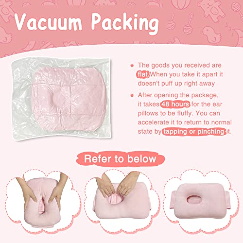 G Tube Tummy Time Pillow Feeding Tube Belt Pads Adjustable Nursing Pillow with a Hole for Supporting Babies Infant Children Kids Protecting Button