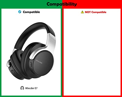 DowiTech Professional Headphone Ear Pads Headset Replacement Earpads Compatible with Mixcder E7 Headphone Headset