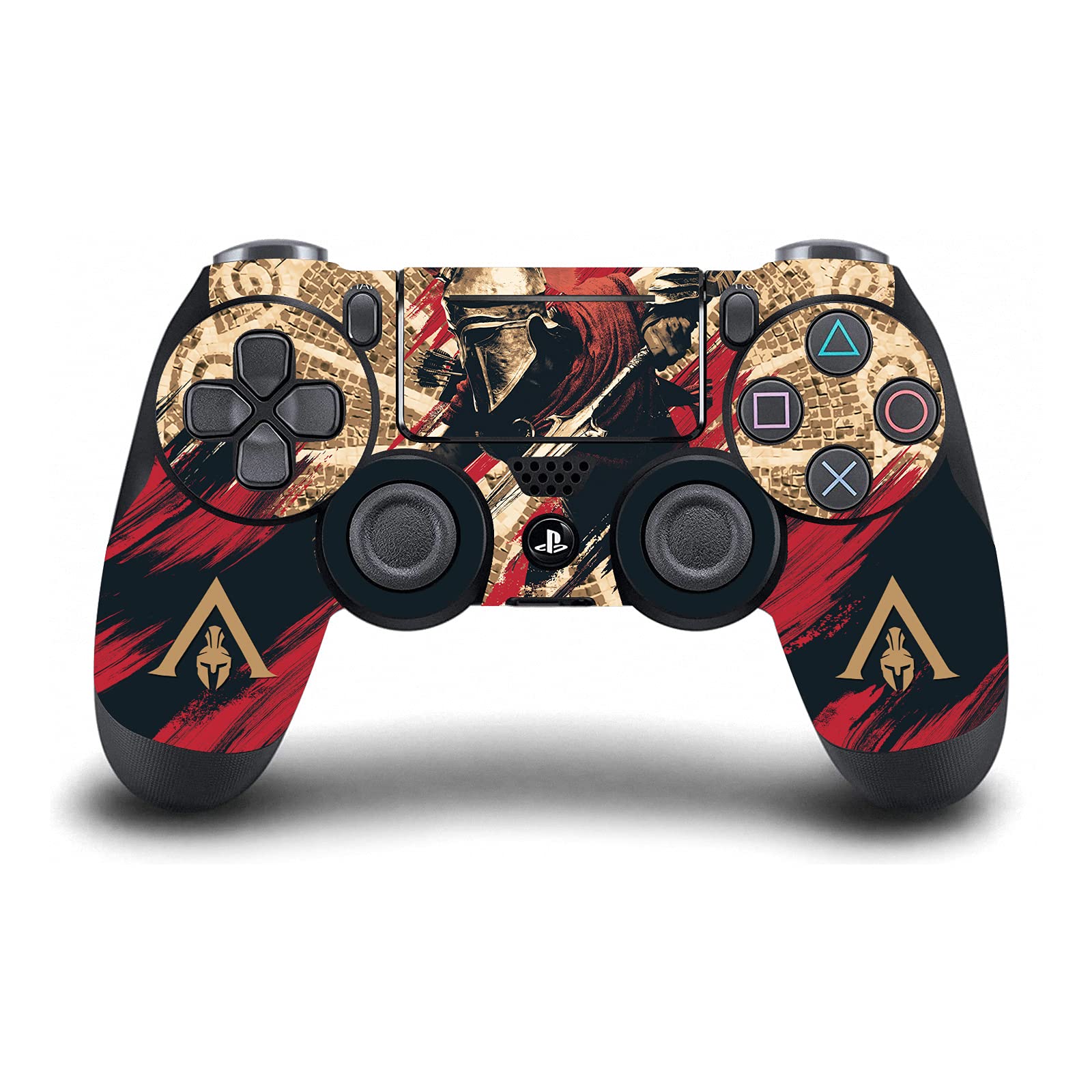 Head Case Designs Officially Licensed Assassin's Creed Alexios Odyssey Artwork Vinyl Sticker Gaming Skin Case Cover Compatible With Sony PlayStation 4 PS4 Console and DualShock 4 Controller Bundle