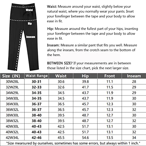 COOFANDY Men's Classic Fit Flat Front Dress Pants No Iron Premium Casual Pants