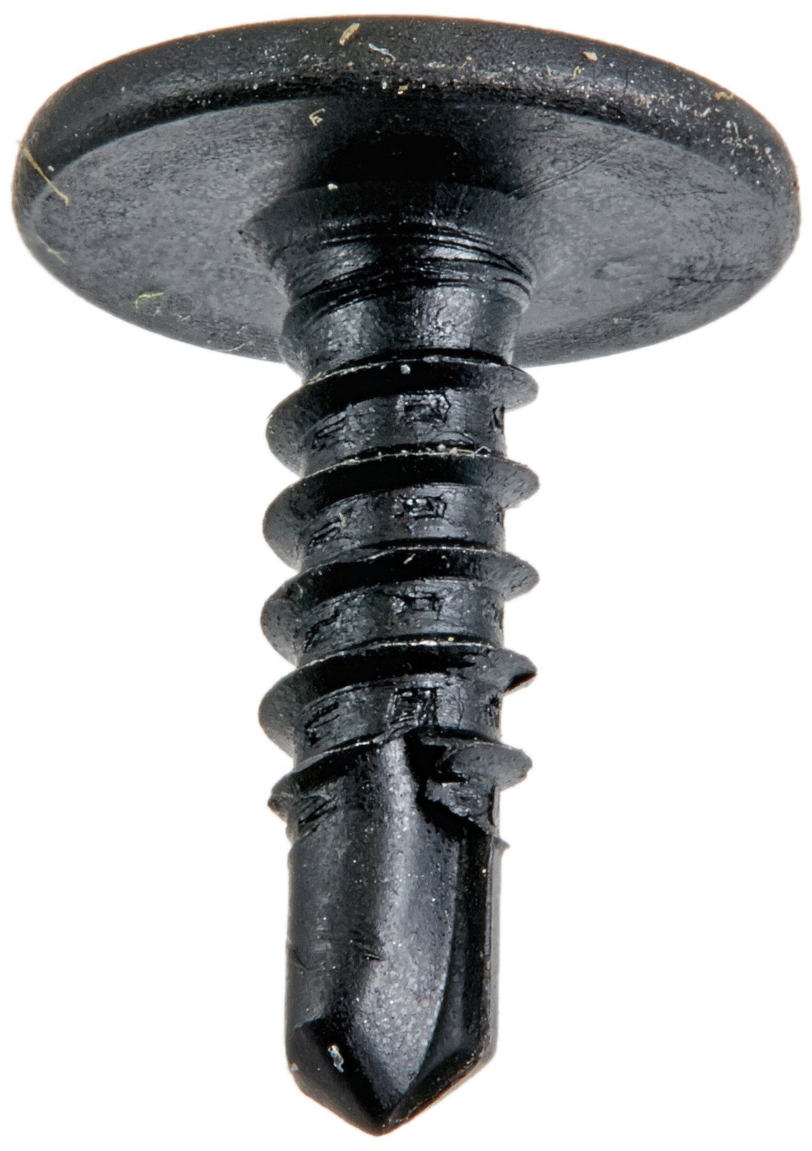 Small Parts 0608KPMB Steel Self-Drilling Screw, Black Phosphate Finish, Modified Truss Head, Phillips Drive, #2 Drill Point, #6-20 Thread Size, 1/2" Length (Pack of 100)