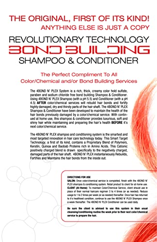 POWERTOOLS 4BOND Bond Building Shampoo | Restore Damaged Hair | Contains Advanced Polymers, Keratin, Baobab & Quinoa Proteins (8 Fl Oz)