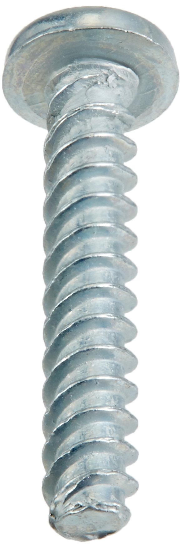 Small Parts 0310LPP Steel Thread Rolling Screw for Plastic, Zinc Plated, Pan Head, Phillips Drive, #3-24 Thread Size, 5/8" Length (Pack of 50)