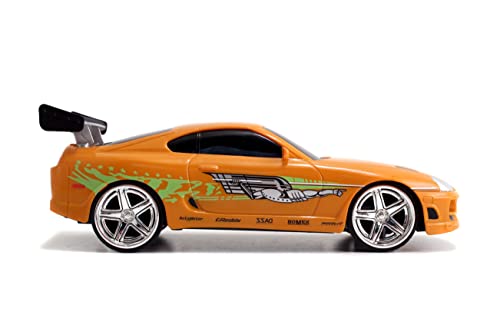 Fast & Furious 1:24 Brian's Toyota Supra RC Radio Control Car, Toys for Kids and Adults