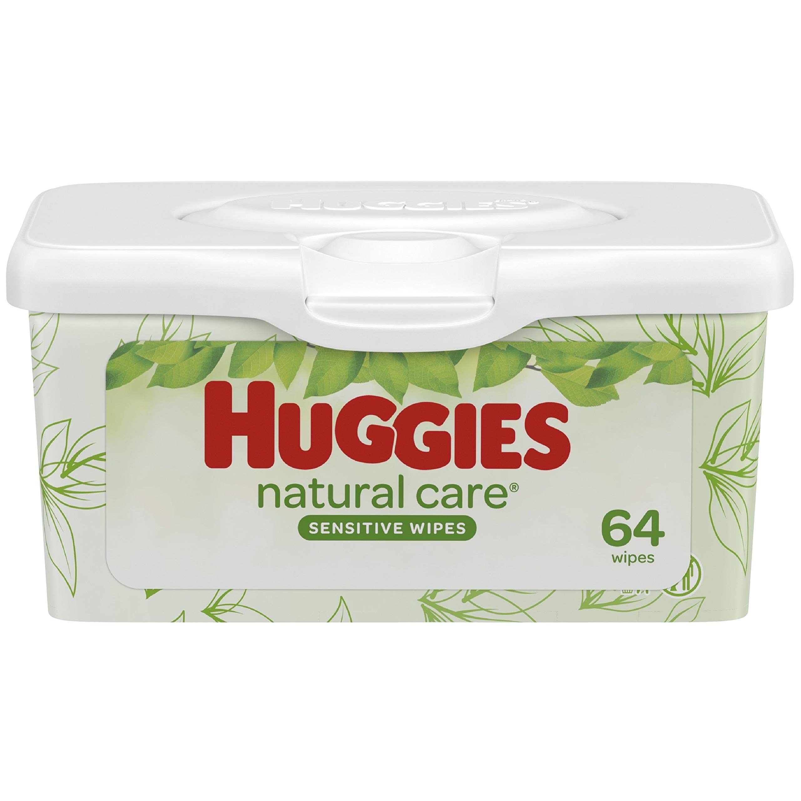 Huggies Natural Care Fragrance Free Baby Wipes Tub, 64 ct