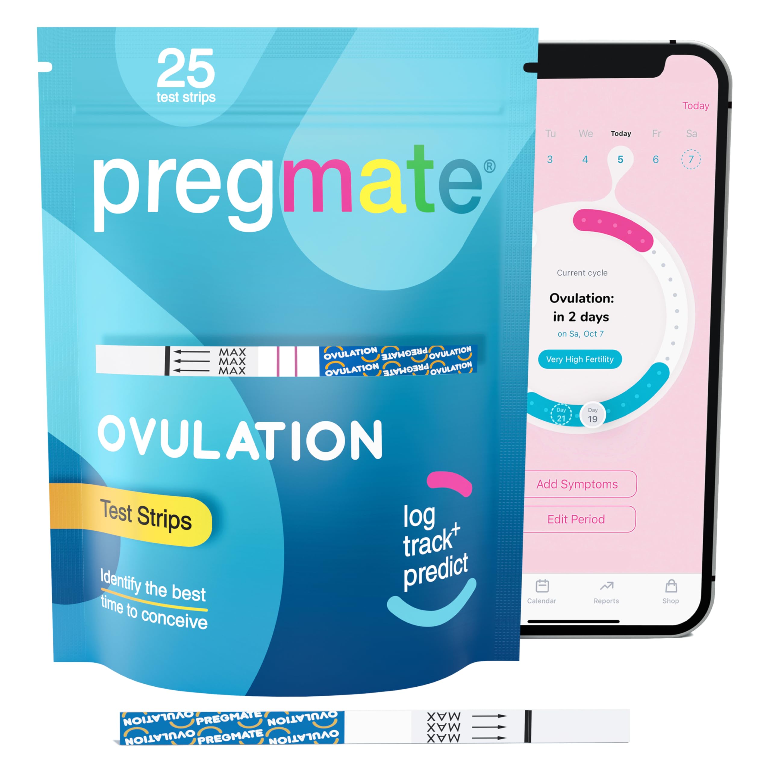 Pregmate Ovulation Test Strips (25 Count)