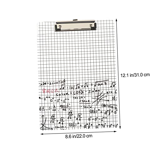 Ciieeo 2pcs Transparent Board Clip Glitter clipboard Gold clipboard File clipboards Writing clipboard Clip Boards Office clipboards White hardboard Nurse Bottom Plate Acrylic Business