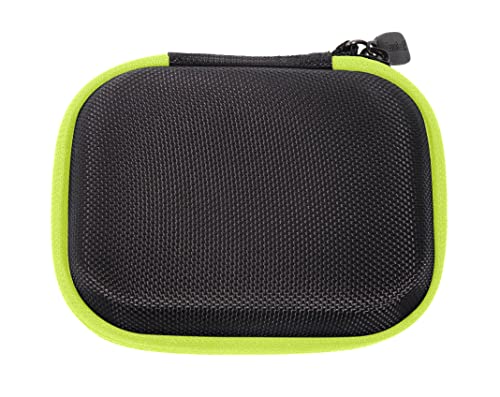 CaseSack case for ZOLEO Satellite Communicator, Black with Green Zip to Match ZOLEO, mesh Accessory Pocket (Black with Green Zip)