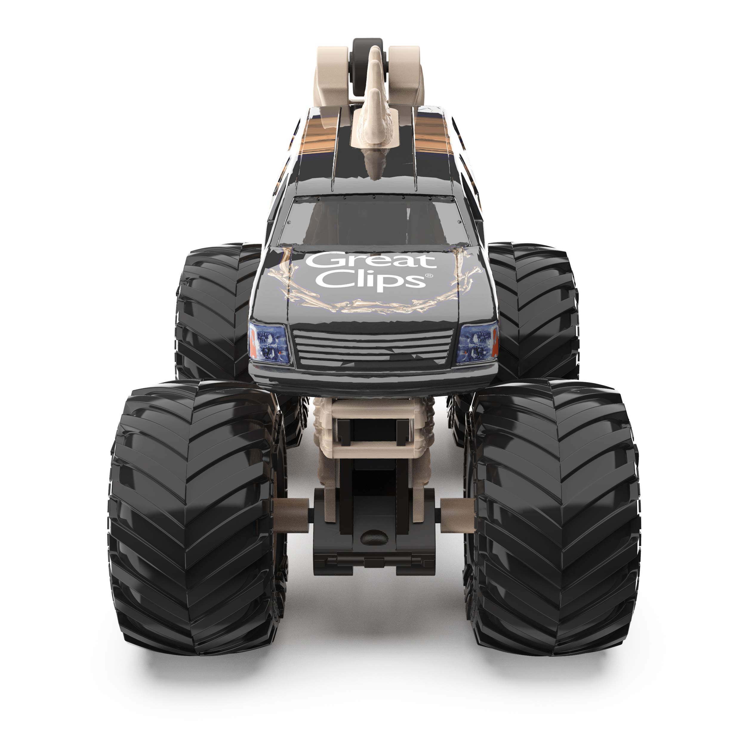 Monster Jam, Official Mohawk Warrior Monster Truck, Die-Cast Vehicle, Bone Yard Trucks Series, 1:64 Scale